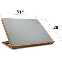 China 1000 Piece Jigsaw Puzzle Compatible Custom Wooden Puzzle Board with Adjustable Height for sale