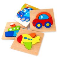 China 14.8x14.8x0.8 Wooden Puzzles for Boys Girls Colorful Cute Patterns Educational Toys for sale