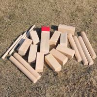 China Take Your Outdoor Activities to the Next Level with Hardwood Kubb Yard Game Set for sale