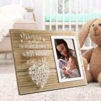 China Wooden Rustic Style Engagement Wedding Gift String Art Photo Frame DIY Picture Frames for sale