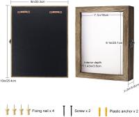 China Protective Shadow Box Display Case for Preserving Photos and Memories 25.4x20.3x5.6 for sale