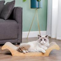 China Customized Pet Corrugated Scratching Pad Cat Scratch Board Toys for Room Space Selection for sale