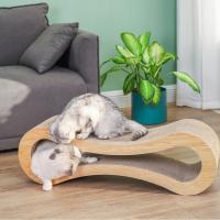 China Sale Interactive Durable Corrugated Cardboard Cat Scratching Post Sustainable Solution for sale