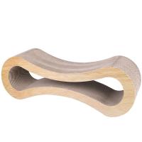 China Sale Interactive Durable Corrugated Cardboard Cat Scratching Post Sustainable Solution for sale