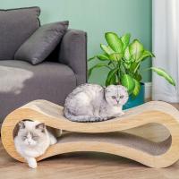 China Sale Interactive Durable Corrugated Cardboard Cat Scratching Post Sustainable Solution for sale