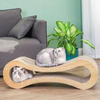 China Sale Interactive Durable Corrugated Cardboard Cat Scratching Post Sustainable Solution for sale