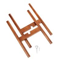 China Flower/Green Plant Used Modern Design Bamboo Solid Acacia Wood Plant Pot Stand Holder for sale