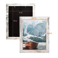 China Shabby Chic Wooden Photo Frame Sets with Customized Rustic Wall Art Decoration for sale