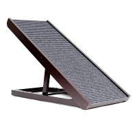 China Wooden Plain Color Folding Ramp for Small Animals Pet Dog Bed OEM/ODM Order for sale