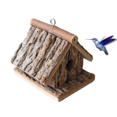 China Silk-Screen Printed Wooden Bird House Handcrafted and Environmentally Friendly for sale