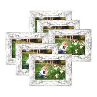 China Home Decor Large Wall Decoration Iron Photo Frame with Custom Printing Wooden for sale