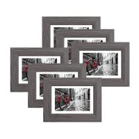 China Home Decor Large Wall Decoration Iron Photo Frame with Custom Printing Wooden for sale
