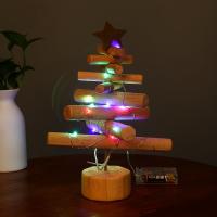 China Custom Printing Artificial Xmas Trees Mini Wooden Decoration for Home Decor Christmas Tree for sale