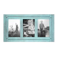 China Solid Wood Rustic Photo Frame for Home Decoration Custom Size Silk-Screen Printing for sale