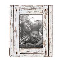 China Solid Wood Rustic Photo Frame for Home Decoration Custom Size Silk-Screen Printing for sale