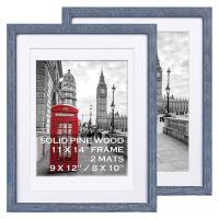 China 4x6 5x7 6x8 9x13 11x14 13x18 Rustic Wood Picture Display Frames with Customized Logo for sale