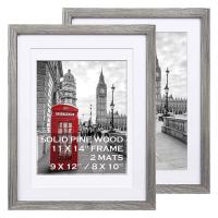 China 4x6 5x7 6x8 9x13 11x14 13x18 Rustic Wood Picture Display Frames with Customized Logo for sale