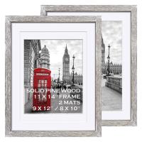 China 4x6 5x7 6x8 9x13 11x14 13x18 Rustic Wood Picture Display Frames with Customized Logo for sale