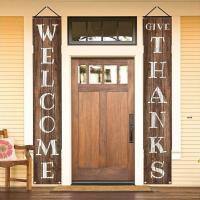 China Popular Sale Fir Wood Home Wedding Welcome Sign Frame Natural/Brown/White Europe for sale