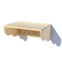China Customized Logo Acceptable Wooden Cat Jump Platform House Furniture Suspension Bridge for sale