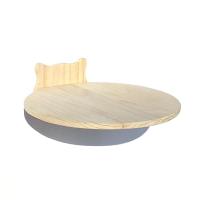 China Customized Logo Acceptable Wooden Cat Jump Platform House Furniture Suspension Bridge for sale