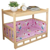 China Hand Wash Custom Multi Functional Natural Color Bedside Table for Cat/Dog Bed 45x60cm for sale
