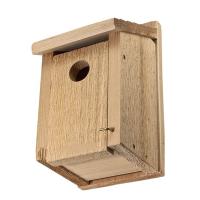 China Custom Wooden Bird House Craft Decoration Sustainable and for Carriers Houses for sale