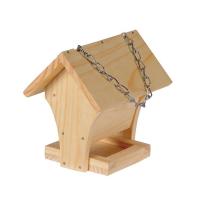 China Customized Small Cute Outdoor Decoration Pigeons Bird House All Seasons Wooden Feeder for sale