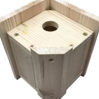 China HOUSES Fully Assembled Wooden Bird House Kit for Traditional Wren House Wood Cage Type for sale