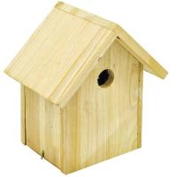 China HOUSES Handmade Hanging Recycle Wood Bird House Custom Eco-Friendly Nest Breeding Box for sale