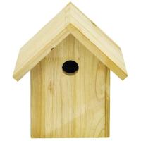 China HOUSES Handmade Hanging Recycle Wood Bird House Custom Eco-Friendly Nest Breeding Box for sale
