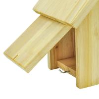 China HOUSES Handmade Hanging Recycle Wood Bird House Custom Eco-Friendly Nest Breeding Box for sale