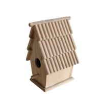 China Customized Breathable Small Wooden Bird House for Practical Birds Enclosures for sale