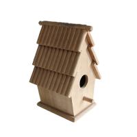 China Customized Breathable Small Wooden Bird House for Practical Birds Enclosures for sale