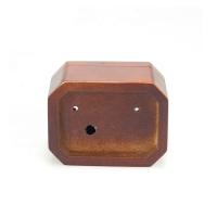 China Christmas Holiday Wooden Jewelry Music Box with Silk-Screen Printing and Burned Design for sale