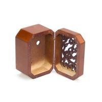 China Christmas Holiday Wooden Jewelry Music Box with Silk-Screen Printing and Burned Design for sale