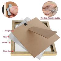China Plain Color Wooden Picture Frame Unfinished Pine for Custom Color Photo Frame for sale