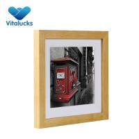 China Plain Color Wooden Picture Frame Unfinished Pine for Custom Color Photo Frame for sale