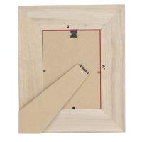 China Unfinished Wooden Photo Frame Natural Wood Picture Frames for Home Decoration for sale