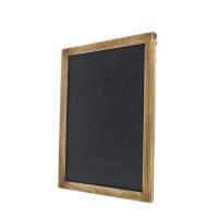 China Modern Style Chalk Blackboard Hanging Menu Wooden Plain Color Pine Wood for Coffee Shops for sale