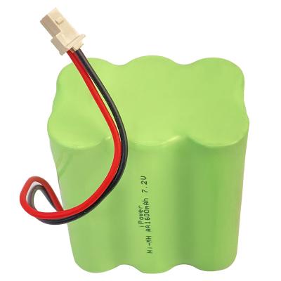 China 7.2 V 1600mah Ni Mh Battery Pack OEM NiMH Battery Pack For Multiple Sockets for sale
