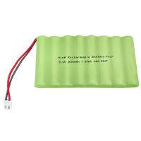 China OEM NiMH Battery Pack 800mah 9.6V 8S1P AAA Rechargeable Battery For Toy Solar Light for sale