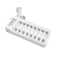 China AAA AA NIMH Battery Charger 8 Slots Usb 1.2V Ni-MH Ni-CD for sale