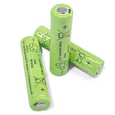 China 1.2v 800mah 1100mah NiMh Batteries 500 Cycles Nickel Metal Hydride Battery for sale