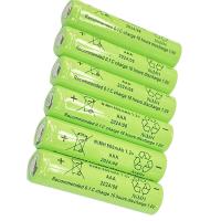 China MSDS AAA Rechargeable NiMH Battery 1.2V 800mAh 1100mah R03 Rechargeable Battery for sale