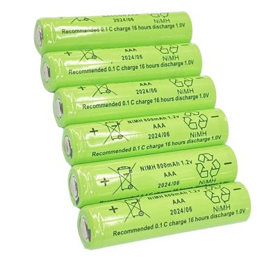 China Customized AAA NiMH Battery Pack Low Self Discharge 1.2V 1100mAh for sale