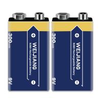 China ROSH 9v Rechargeable Battery 500 Cycles 300mAh Nimh Battery For Electrical Toy for sale