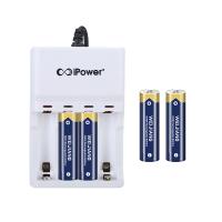 China 4 Slot Usb AAA Battery Charger Compact Battery Charger For AAA Batteries for sale