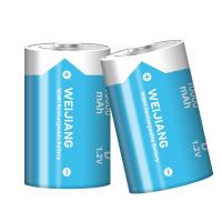 China 10000mAh 1.2v NiMH D Cell Battery REACH Approval Nickel Metal Hydride Battery for sale