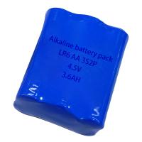 China 4.5V AA LR6 Alkaline Battery 2600mah REACH Approval Dry Type Battery Pack for sale